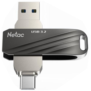 Netac US11 USB3.2+Type-C Dual Flash DRV 64GB - The Computer Doctor